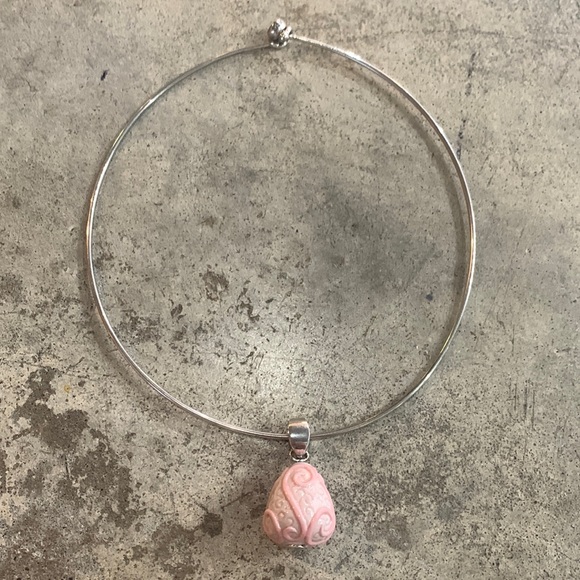 Lladro | Jewelry | Lladro Pink Talismania Vida Waterdrop Necklace ...